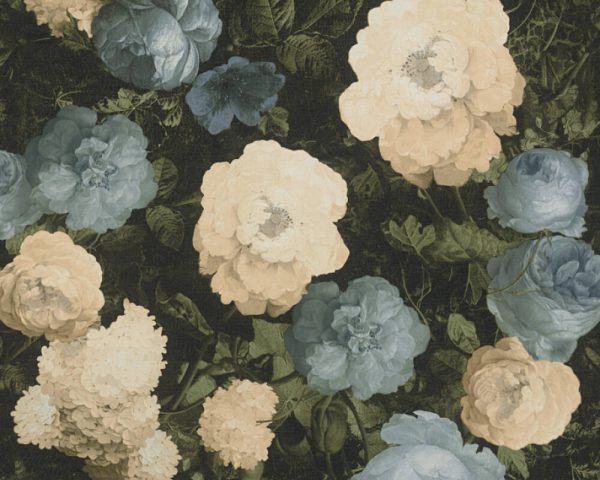 A.S. Création Wallpaper «Floral, Cream, Green, Yellow» 376502