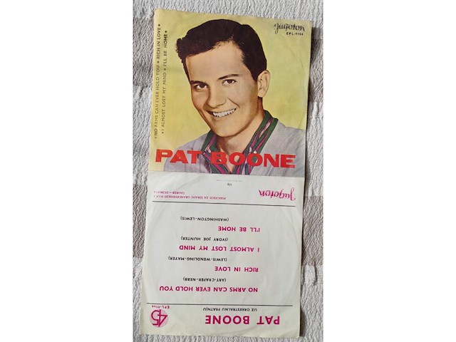 Pat Boone ‎– No Arms Can Ever Hold You