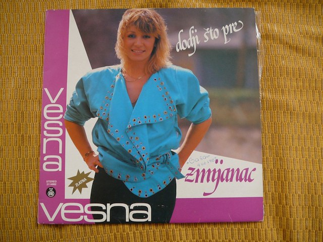 Vesna Zmijanac-Dodji sto pre