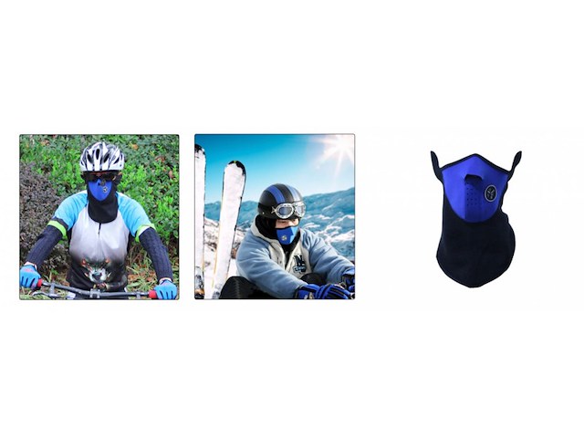 Zaštitna maska (plave boje)