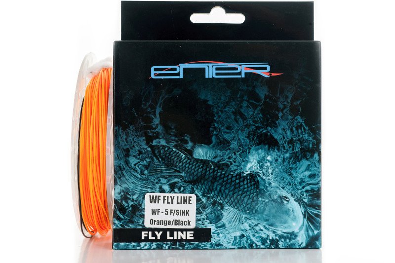 Enter FLY LINE WF-5 F/SINK Orange-black 100ft