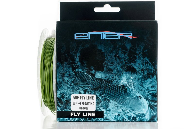 Enter FLY LINE WF-4 FLOATING Green 100ft