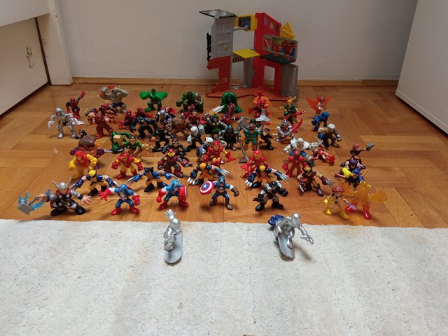 Marvel `Hero squad` figure, komplet 66 komada