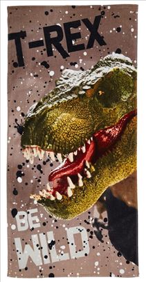T-Rex veliki peskir za decu nov 70x140 cm akcija