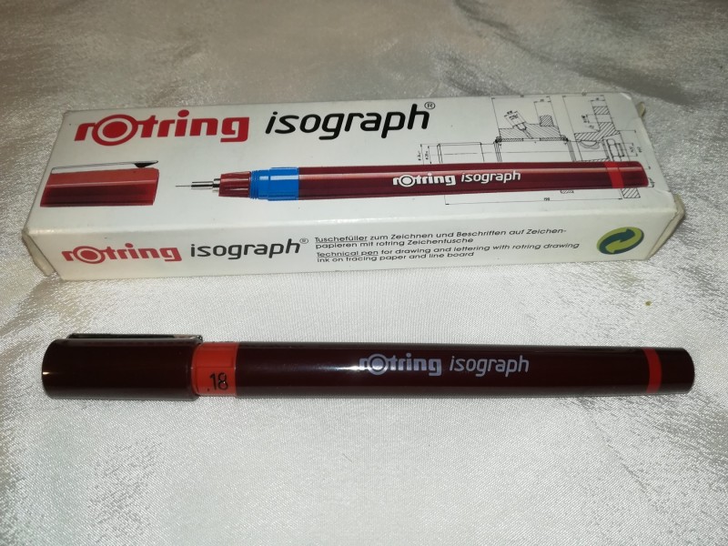 ** Rotring isograph 0.18mm NOVO **