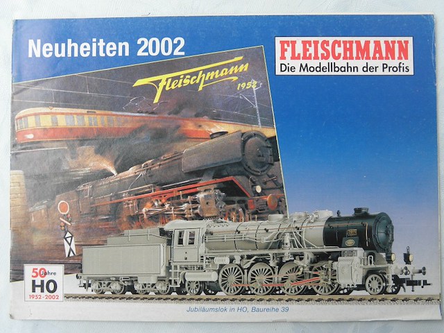 Katalog Fleischmann,noviteti 2002. god, 44 strana,eng.f