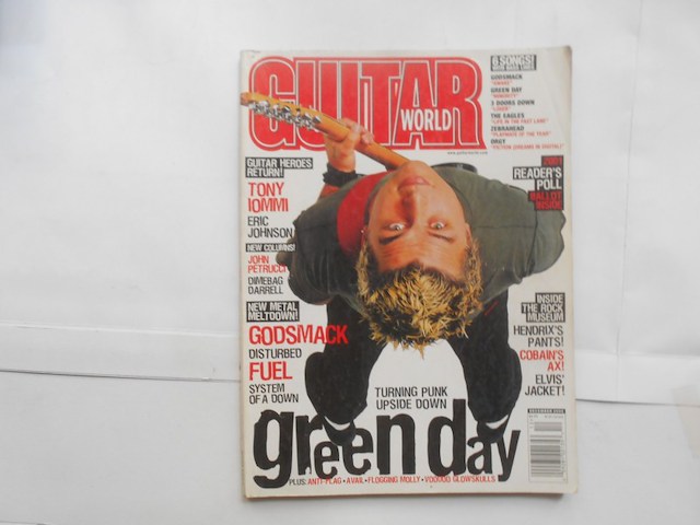 Guitar world dec 2000. Greenday