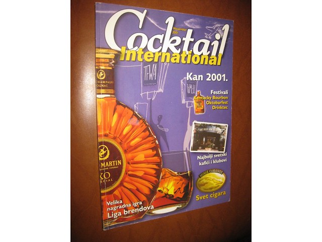 Kokteli - Cocktail International (novembar 2001.)