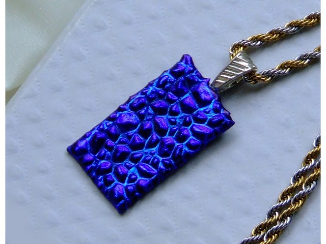 PRIVEZAK Dichroic Staklo - INDIGO KAPI ROSE 1