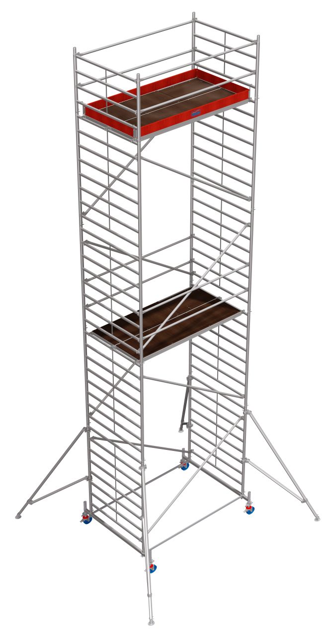 Krause stabilo aluminijumska pokretna skela - serija 50 - radna v. 10.4m, (2,5x1.5m), 745279