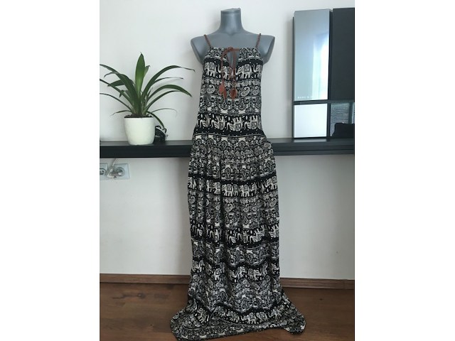 haljina na bretele maxi L/XL (CH fashion)