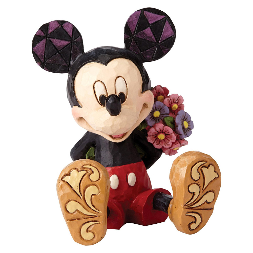 Mickey Mouse with Flowers Mini Figure