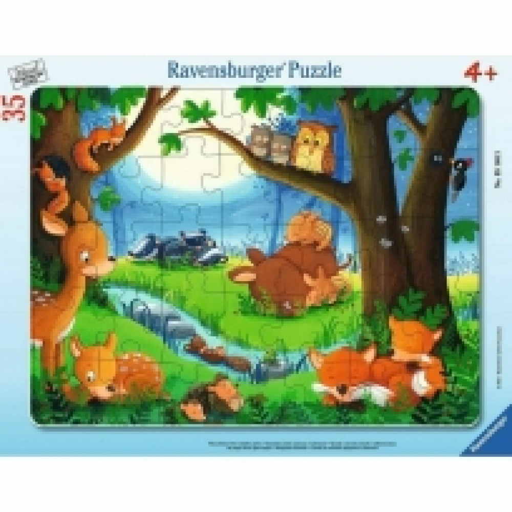 Ravensburger puzzle (slagalice) - Male životinje spavaju RA05146