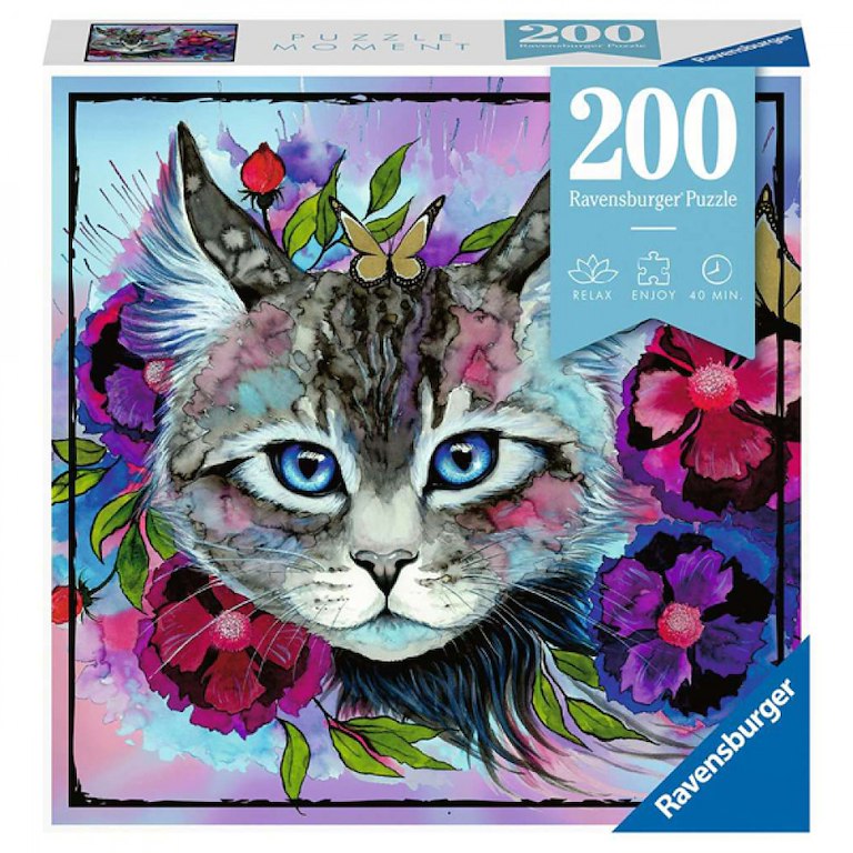 Ravensburger puzzle (slagalice) - Mačka u bojama RA12960