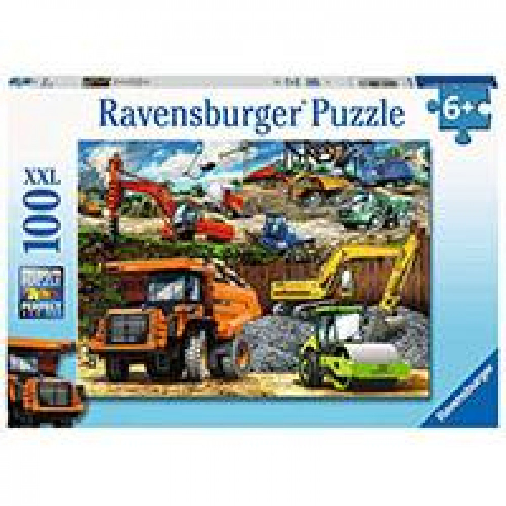Ravensburger puzzle (slagalice) - Građevinska vozila RA12973