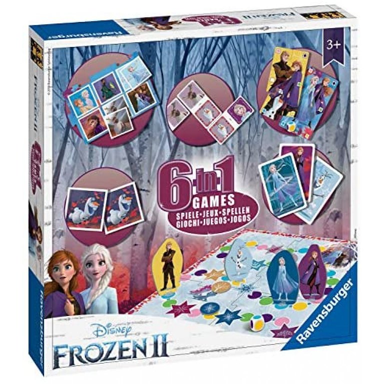 Ravensburger drustvena igra - Frozen 2, set 6 u 1 igara RA20427