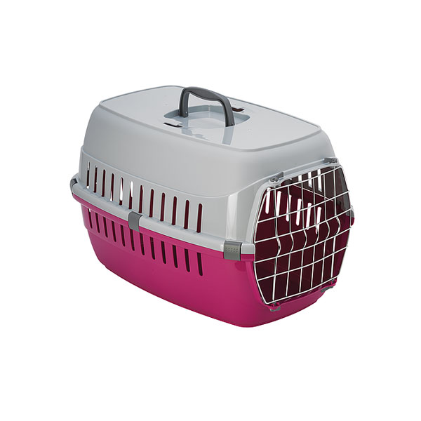 Moderna Road Runner Metal Door, pink transporter za mačke i male pse - L 48,5 x W 32,3 x H 30,1 cm