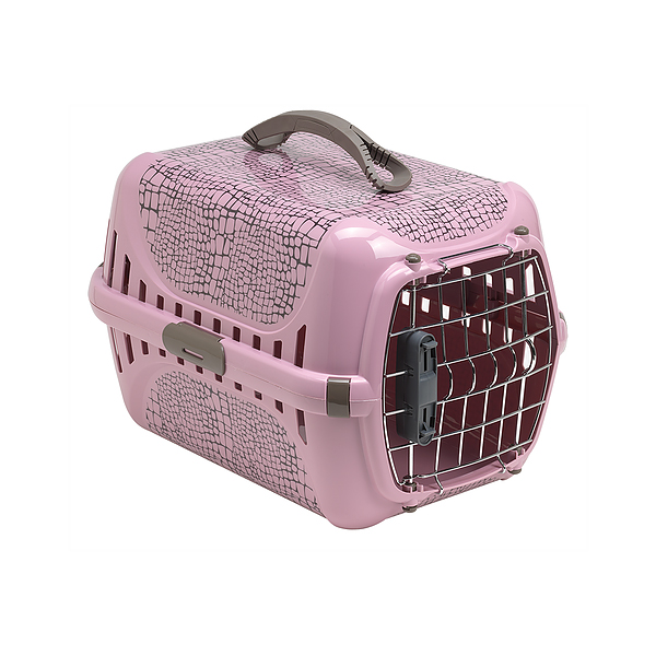 Moderna Trendy Runner Wildlife, pink transporter za mačke - L 49,4 x W 32,2 x H 30,4 cm