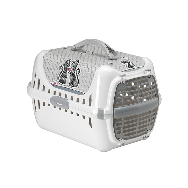 Moderna Trendy Runner Cats in Love, transporter za mačke - L 49,4 x W 32,2 x H 30,4 cm