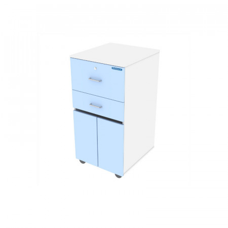 Medicinski ormaric Bedside Locker, Drawer Type, Blue/White Colour – BSL007