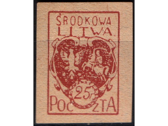 kt327zs  20.okt1920  LitvanijaSrednja  Mi1B (**)  1/3