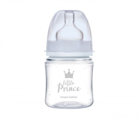 Canpol baby flasica 120ml siroki vrat, pp - royal baby 35/233 blue ( 35/233_blu )