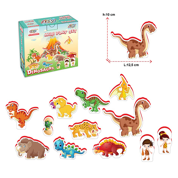 Set Mini dino 12kom interaktivne Akar Jagu 497030