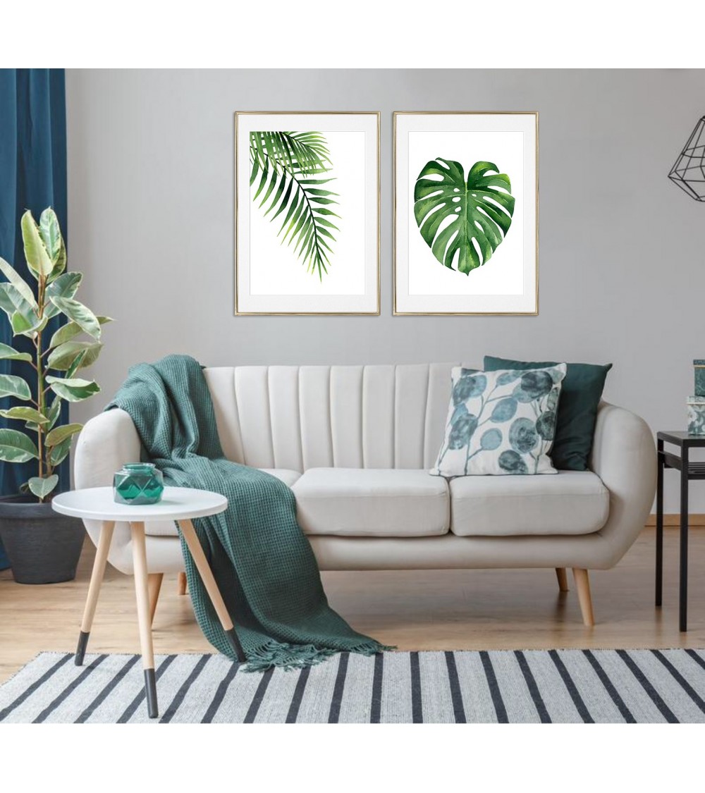 WALL ART SET POSTERA PALMIN LIST + MONSTERA (ART. WA02)