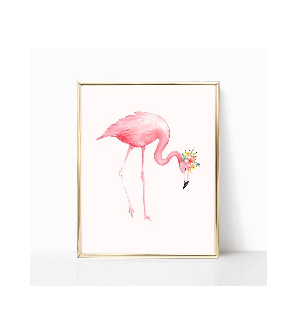 FLAMINGO I TROPSKO CVEĆE POSTER ZA ZID DEČIJE SOBE (ART. P-1436)