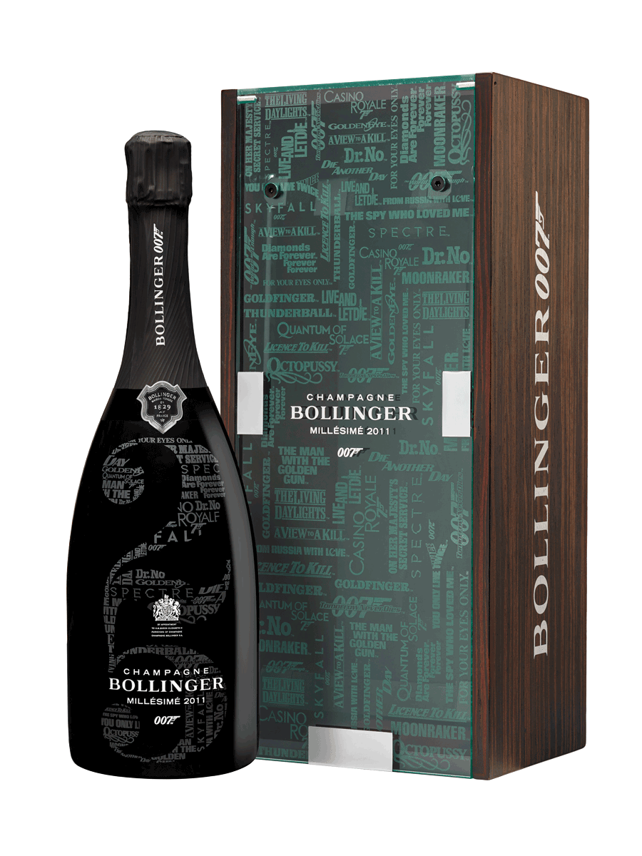 BOLLINGER 007 JAMES BOND LIMITED EDITION MILLESIME 2011