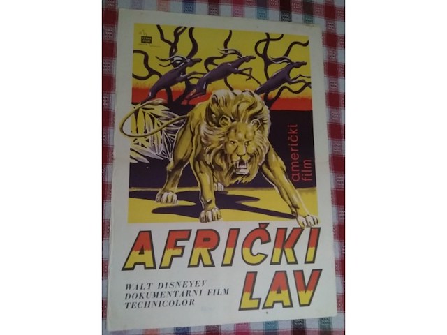 plakat AFRICKI LAV (Disney)