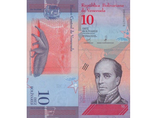 VENECUELA Venezuela 10 Bolivares 2018 UNC, P-103