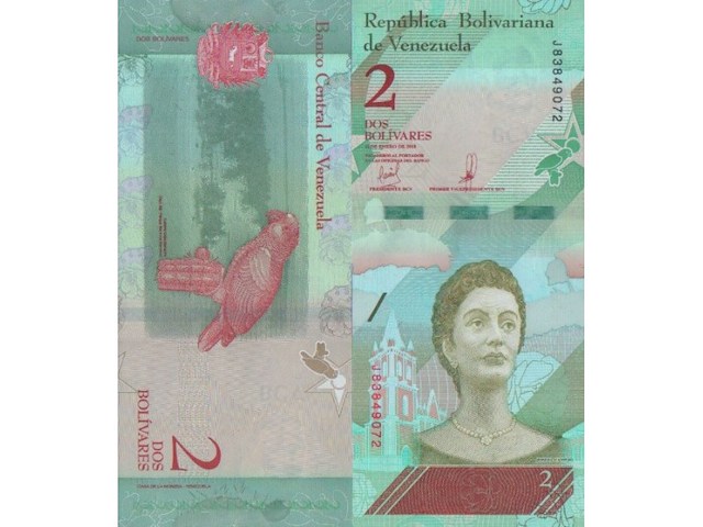 VENECUELA Venezuela 2 Bolivares 2018 UNC, P-101