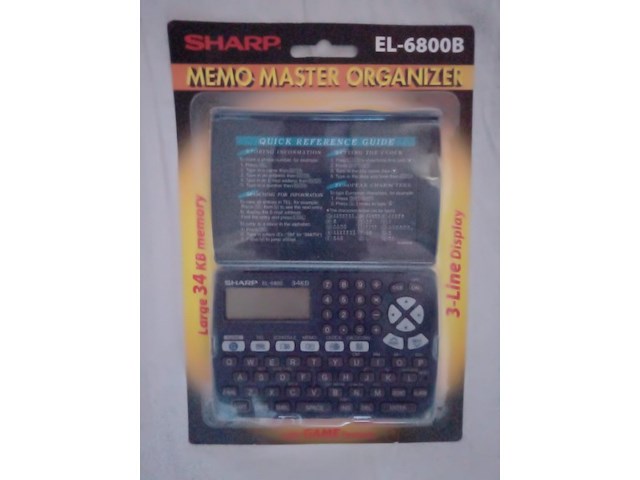 Memo master organizer - Sharp EL-6800B - NOVO