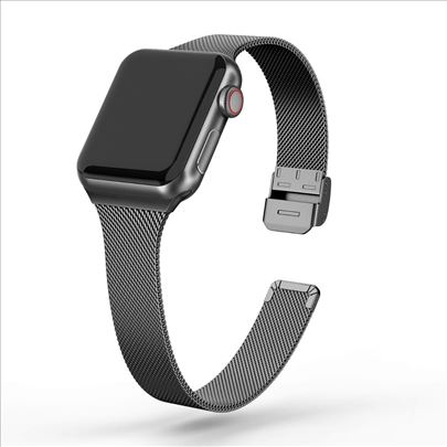 Apple Watch 42 mm crna mesh metalna narukvica