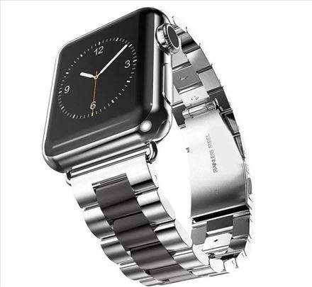 Apple Watch 42 mm sivo-crna metalna narukvica