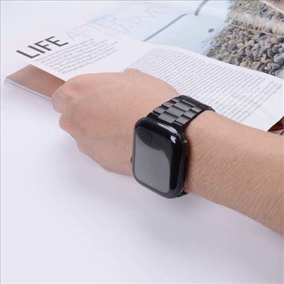 Apple Watch 38 mm crna metalna narukvica