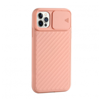 Maska Camera Shield solid Tip2 za iPhone 12 Pro Max pink