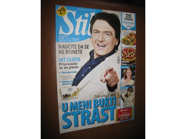 Stil Magazin br.224 (2011.) Zdravko Čolić