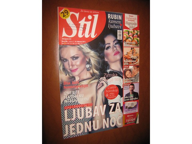 Stil Magazin br.206 (2011.) Goca Tržan i Ivana Pavlović