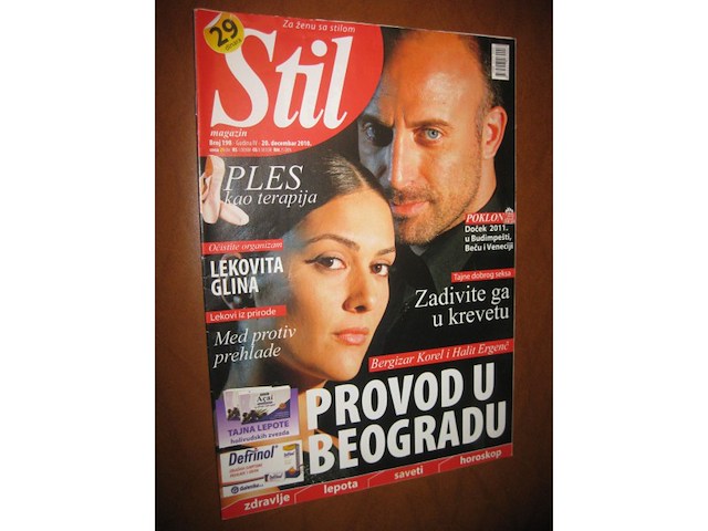 Stil Magazin br.198 (2010.) Berzigar Korel i Halit Erge