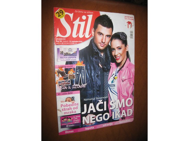 Stil Magazin br.184 (2010.) Nemanja Stevanović i Milena