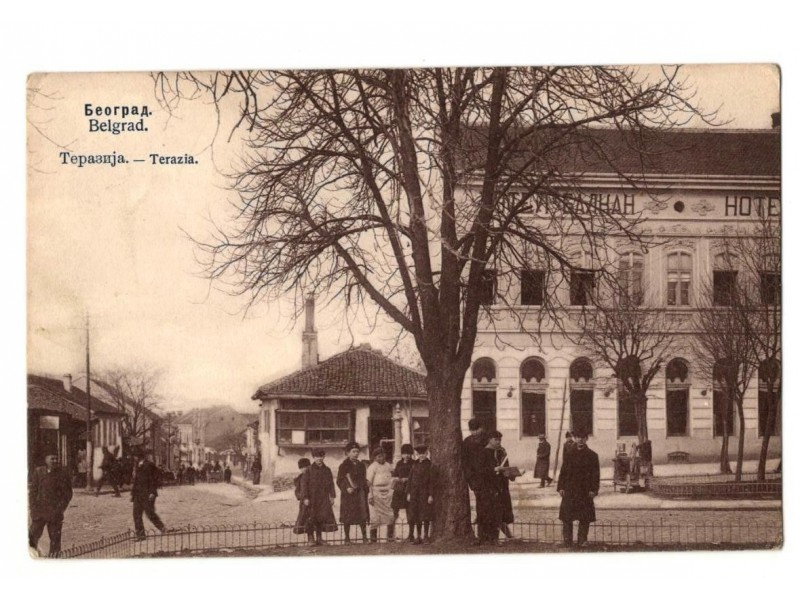 Beograd 1910 - Terazija - Hotel Balkan