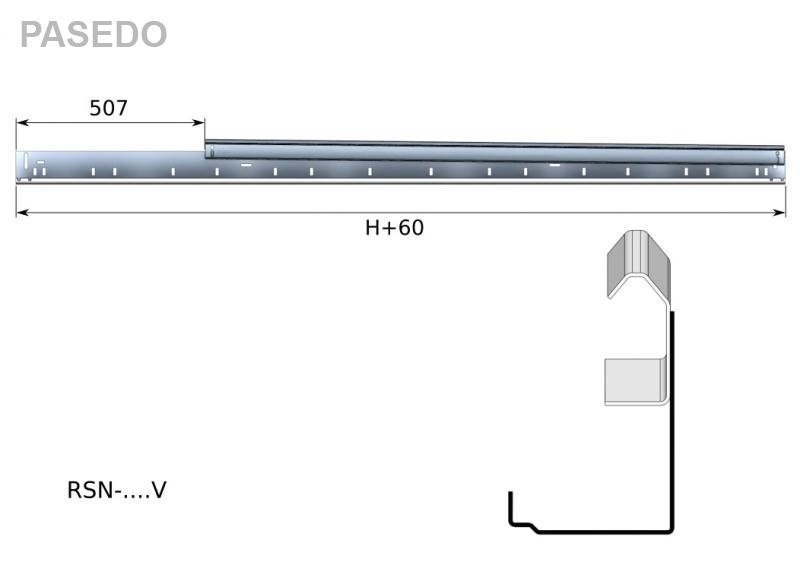 Set Vertikalnih vodilica 2500 – RK200