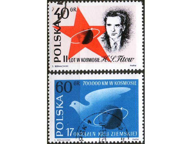 kt237a,  24. aug.1961.  Polska  Mi1257-8 -o-