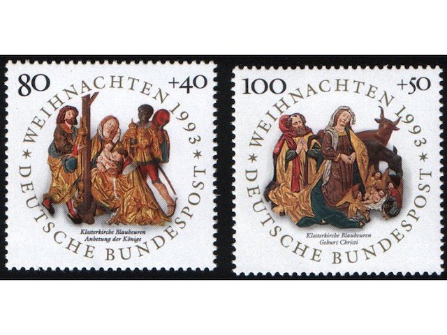 kt139, 10.nov.1993. DeutschlandBR Mi1707-8 **