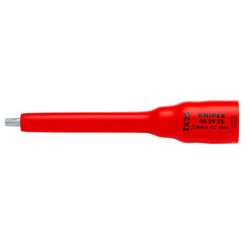 Knipex Torx nasadni ključ 3/8" izolovan 1000V TX25 98 29 25