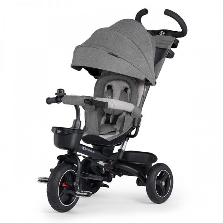 Kinderkraft Dečiji tricikl Spinstep Grey KRSPST00GRY0000