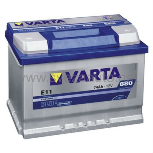 Varta 12V 74Ah D+ Akumulator E11 Blue Dynamic