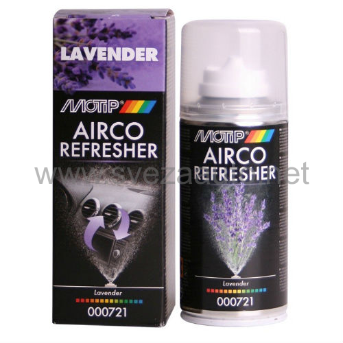Čistač i osveživač autoklime Airco refresher lavanda 150ml 000721 Motip